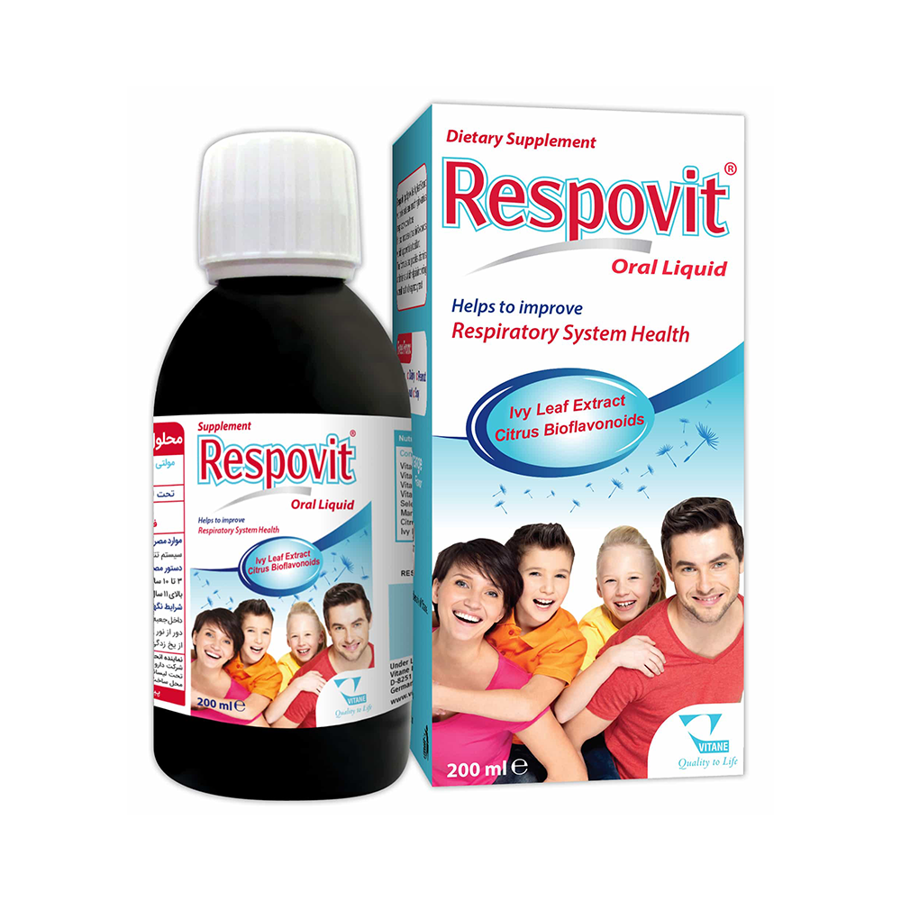 شربت رسپوویت - شرکت دارو درمان سپهر